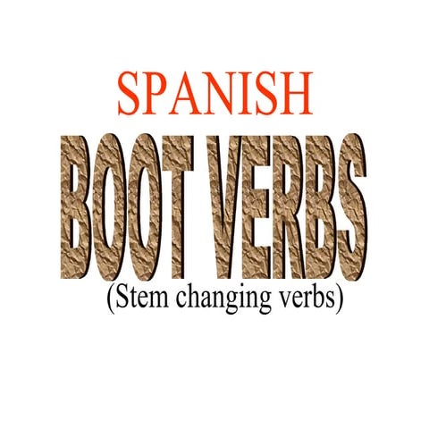 Boot verbs | PPT