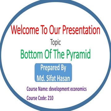 bottom of the pyramid(Bop) | PPTX