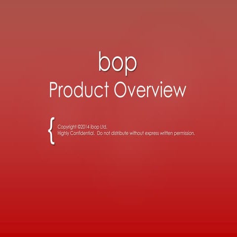 ibop product overview | PPTX