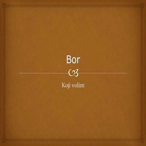 Bor | PPT