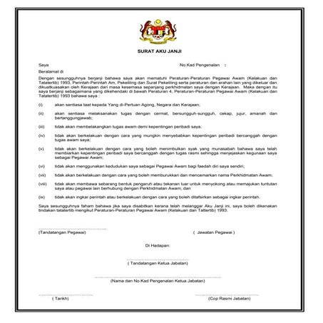 6 surat aku janji (1) | DOCX