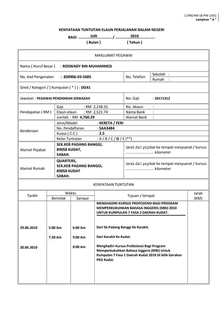 WP 1.4: Elaun bayaran anggota perkhidmatan awam | PDF