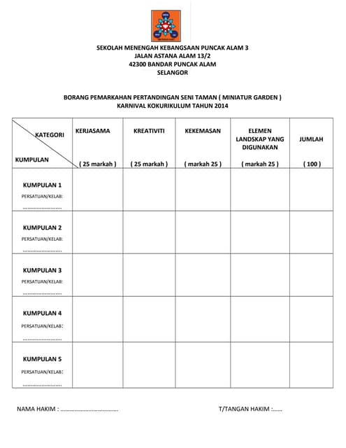 Borang Pilihan Koku Docx