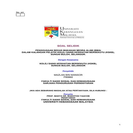 Borang kap etika as bma pdf. | PDF