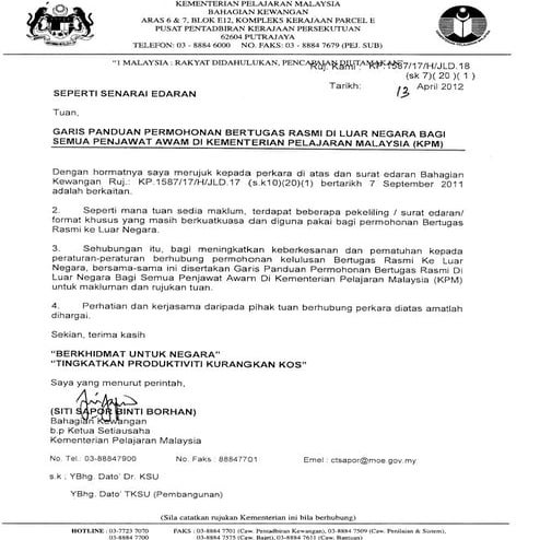 Borang kebenaran | DOC