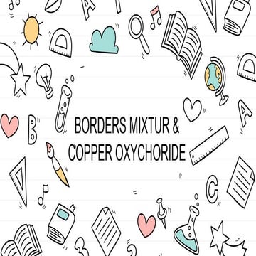 bordeaux mixture from soil science application | PPTX