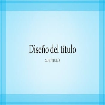 Borde Azul Para Plantillas De Powerpoint