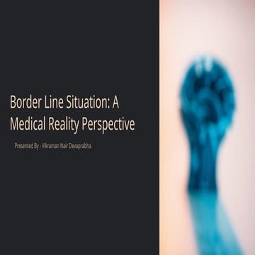 BODERLINE PERSONALITY DISORDER | PPTX