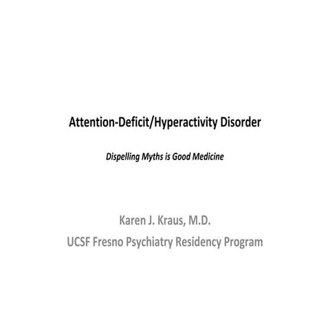 Borders adhd kraus | PPT