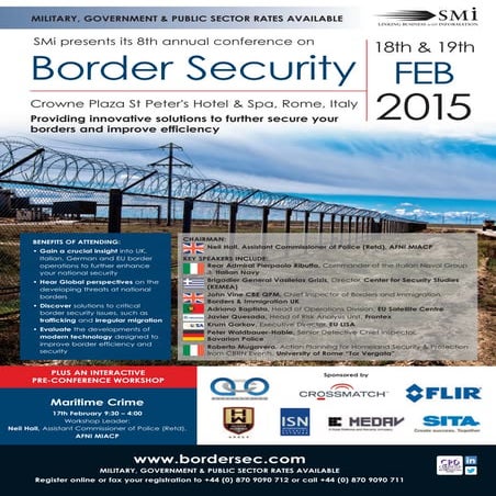 SMi Group's Border Security 2019 | PDF