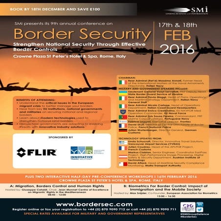 SMi Group's 9th annual Border Security 2016 | PDF | Business Expos ...