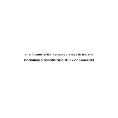 Bord gais final potential for renewable gas in ireland | DOC
