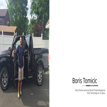 Boris Tomicic - Experienced Engineer | PDF