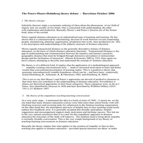 Borje Holmberg | PDF