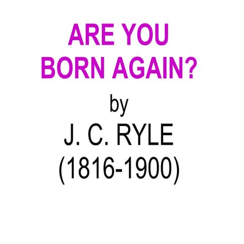 Born Again | PPT