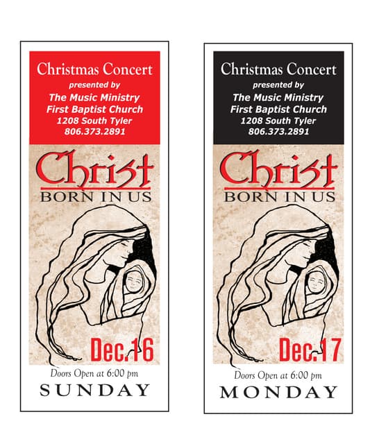 FBC Silent Night Christmas Poster | PDF