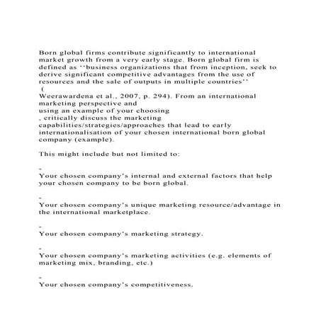 Born Global Theory (CASE STUDY).pptx