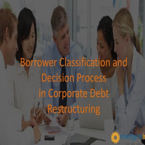 Borrower Classification and Decision Process in Corporate Debt ...