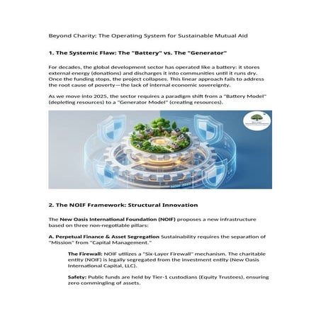 Beyond Charity: The Operating System for Sustainable Mutual Aid | DOCX