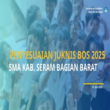 Paparan Penyesuaian Juknis BOSP Tahun 2025 | PPTX