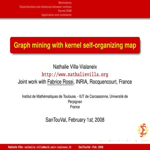 Graph mining with kernel self-organizing map | PDF
