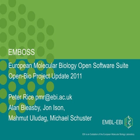 G09-Misc-EMBOSS | PPT