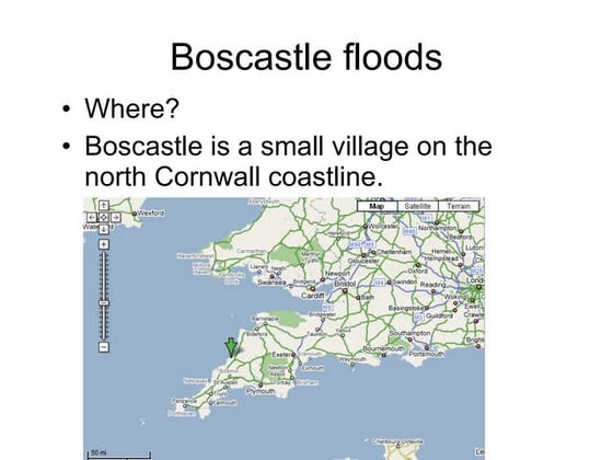The boscastle flood (August 2004) - case study | PPTX