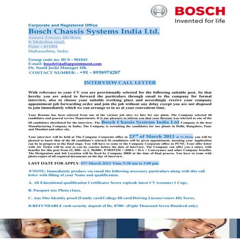 Bo sch | PDF