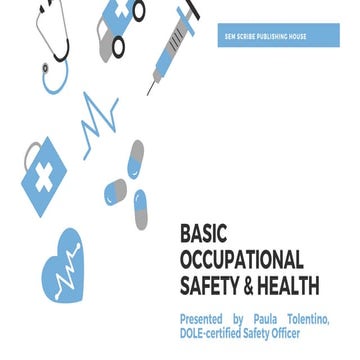 BOSH Presentation Slide Deck - Maria Paula Tolentino, Safety Officer | PDF