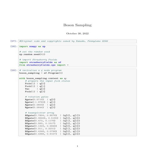 Boson Sampling | PDF
