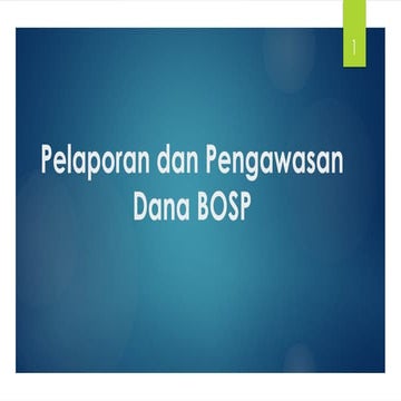 PPT JUKNIS PENGGUNAAN DANA BOSP TAHUN 2024 | PPTX