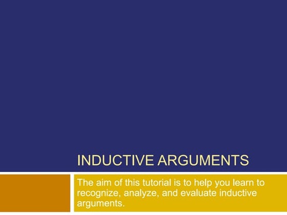 Inductive reasoning powerpoint | KEY