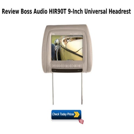Boss audio hir90 t 9 inch universal headrest | PPT