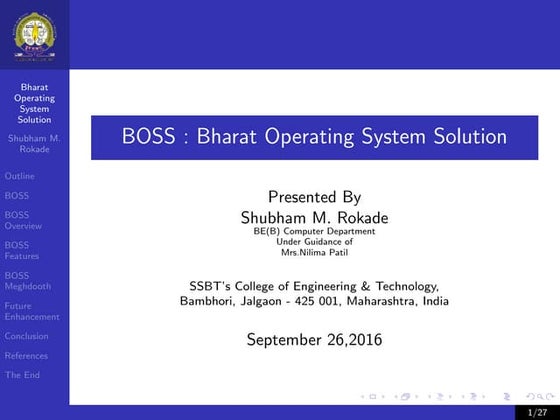 BOSS OS | PPT