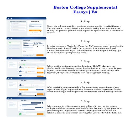 Boston College Supplemental Essays Bo | PDF