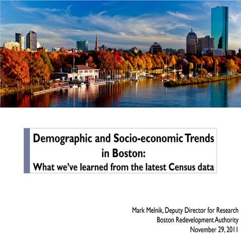 Demographic and Socio-economic Trends in Boston | PDF | Housing Market ...