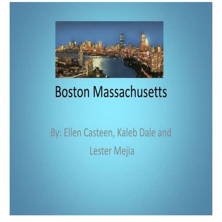 Boston Massachusetts | PPT