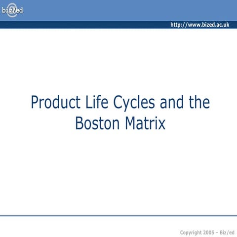Boston matrix | PPTX