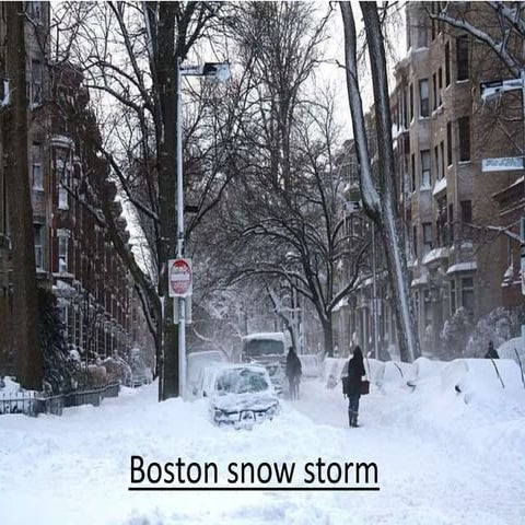 Boston snow storm | PPTX