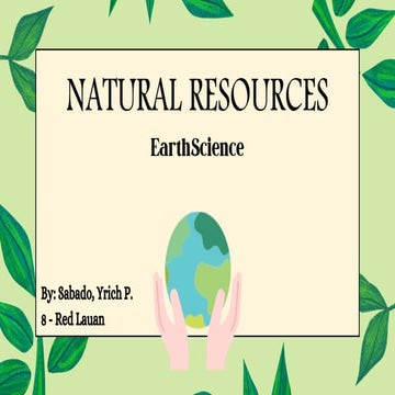 Natural Resources | PPT