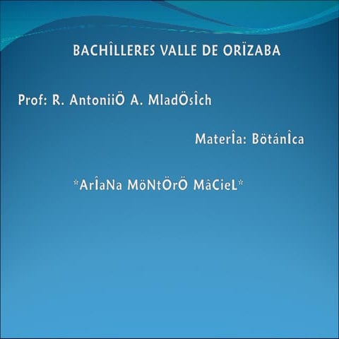 la botanica y su historia | PPT