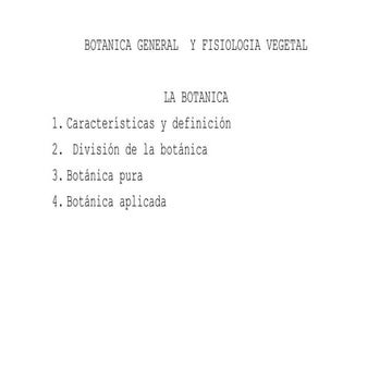 Divisiones de la Botánica.pptx..,........., | PPTX