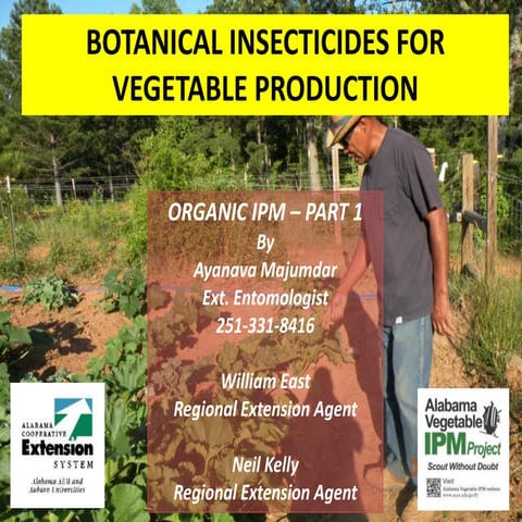 Botanical Insecticides (version 2013) | PPT