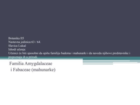 Familia Gentianaceae i Solanaceae | PPTX