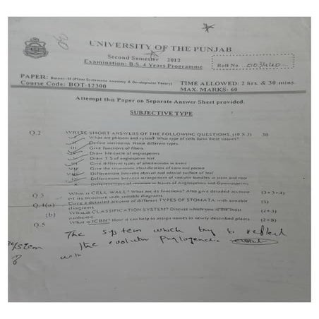 BOTANY B PAST PAPERS old pattern.pdf