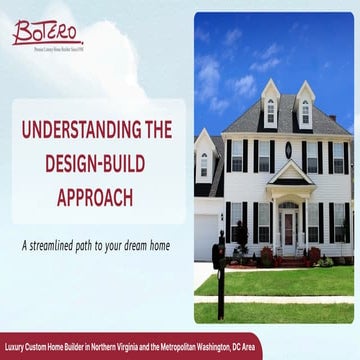 Understanding the Design-Build Approach to Custom Building | PDF