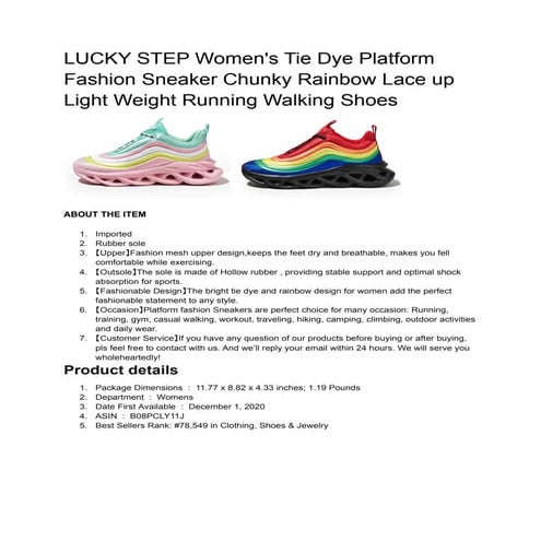 WOMEN BEAUTIFUL SNEAKER | PDF