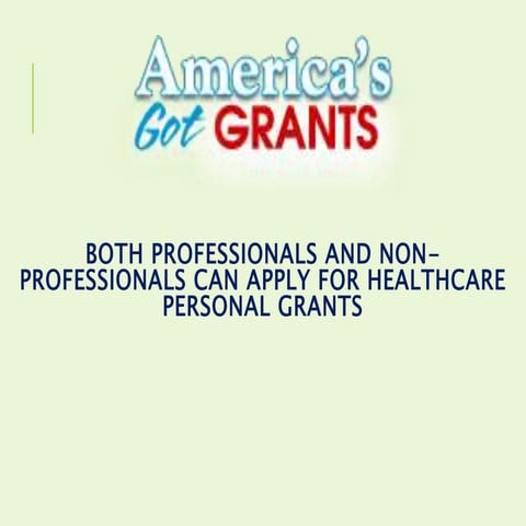 Both Professionals And Non-Professionals Can Apply For Healthcare ...