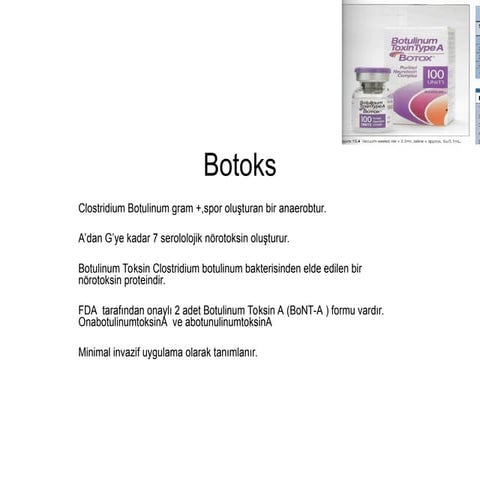 Botulinum toxin application and techniques | PPT