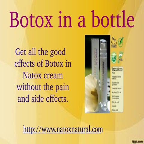 Botox in abottle | PPT